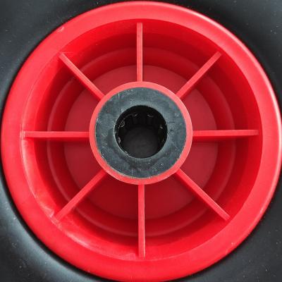 Cina 300-4 ruote pneumatiche di Rim Rubber Wheel della gomma della carriola a 10 pollici rossa della carriola in vendita