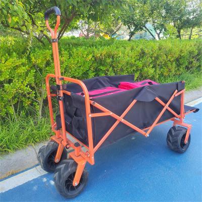 Cina PU Wheel Picnic Multipurpose Outdoor Camping Garden Cart Trolley Foldable in vendita