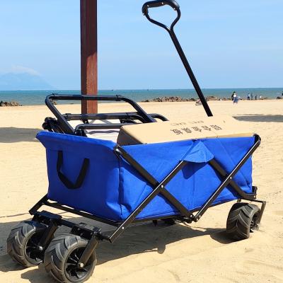 Cina Collapsible Welding Trolley Adjustable PU Wheels Practical Folding Wagon Customized in vendita