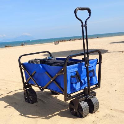 Cina Il carretto di campeggio piegante ampi pp spinge il carretto pieghevole del vagone di spiaggia della grande capacità dello spazio in vendita