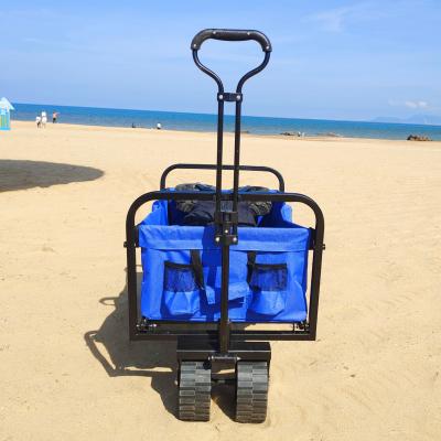 Cina Il carretto di campeggio piegante ampi pp spinge il carretto pieghevole del vagone di spiaggia della grande capacità dello spazio in vendita