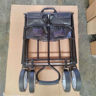 Cina Stainless Steel Shopping Beach Garden Collapsible Pull Trolley Folding Outdoor in vendita