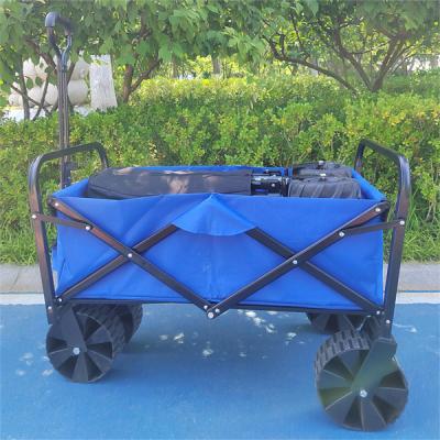 China Handcart Foldable Wagon Cart Shopping Cart With Wheels Adjustable Folding Wagon for sale