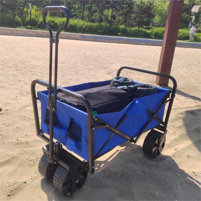 China Handcart Foldable Wagon Cart Shopping Cart With Wheels Adjustable Folding Wagon for sale