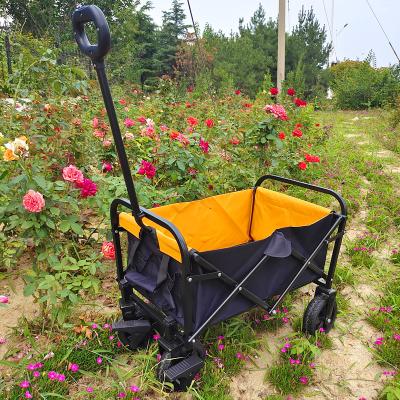 Cina Collapsible Luggage Hand Trolley PVC Wheels Outdoor Folding Mini Camping Cart in vendita