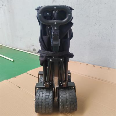 China Four Wheels Outdoor Folding Trolley Cart Collapsible Utility Push Pull Wagon Cart for sale