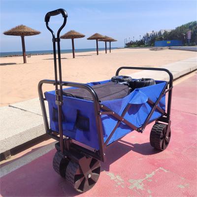 Cina PP Wheel Retractable Collapsible Folding Wagon Garden Transporting Cart in vendita