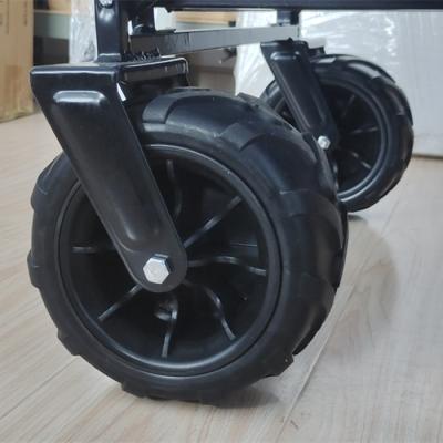 Cina Folding Wagon Stretching Handle Collapsible Camping Cart Folding Beach Trolley in vendita