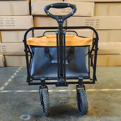 Cina Outdoor Folding Camping Cart All Terrain Collapsible Extended Stroller Wagon in vendita