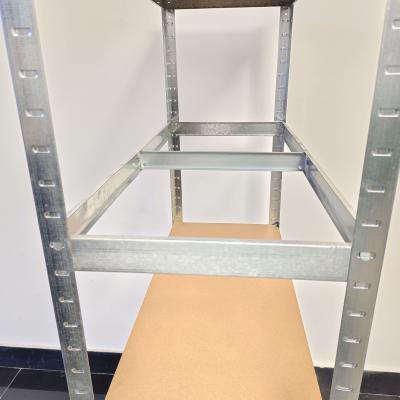 Cina 5 Layers Heavy Duty Showroom Shelves Warehouse Sample Display Iron Frame Galvanized in vendita