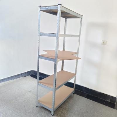 Cina 5 Layers Heavy Duty Showroom Shelves Warehouse Sample Display Iron Frame Galvanized in vendita