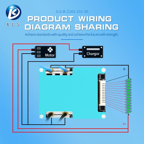Lifepo4 Active Balancer BMS Board 6s-10s 20a-60a & 20v-60v для электромобилей