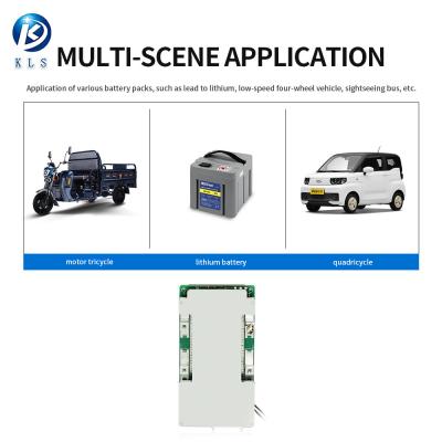 China KLS LFP LiFePO4 BMS 7S 24V 100A NMC electric scooter tour bus Battery Pack Management System BMS for sale