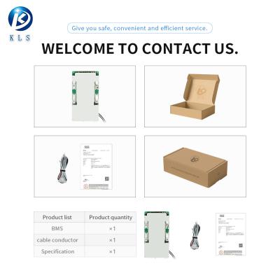 China KLS LFP LiFePO4 BMS 7S 24V 100A NMC electric scooter tour bus Battery Pack Management System BMS for sale