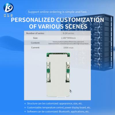 China 16s 20s 24s 85a 90a 95a 100a Lifepo4 Lithium Ion NMC Battery Bms For Ebike Electric Car for sale