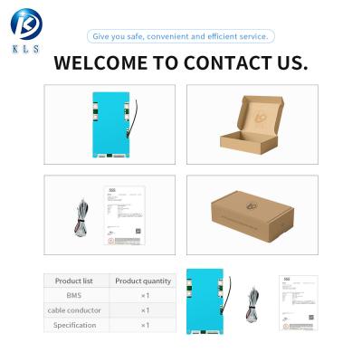 China KLS BMS electric scooters 6s 7s 8s 10s 13s 12v 24v lithium battery bms suitable for electric scooters various specifications for sale