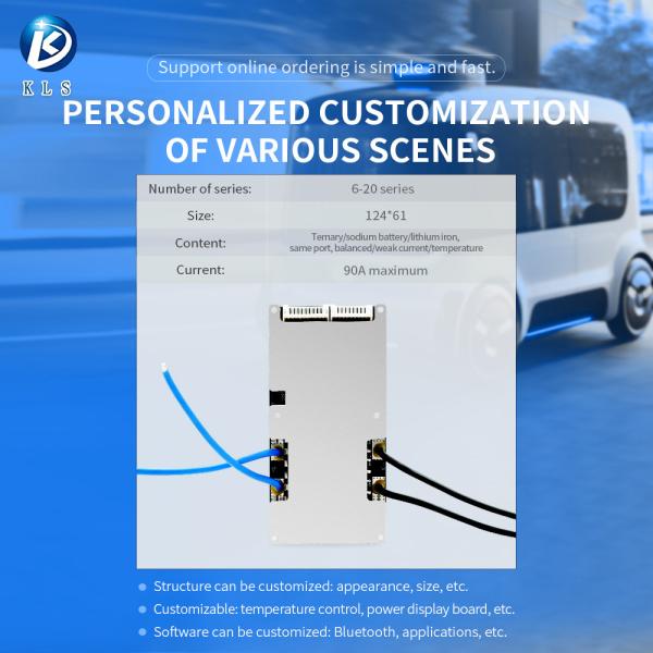 LiFePO4 аккумулятор BMS 3.2V 9S 10S 11S 70A 80A 90A 30A 42v 13S для электрического мотоцикла