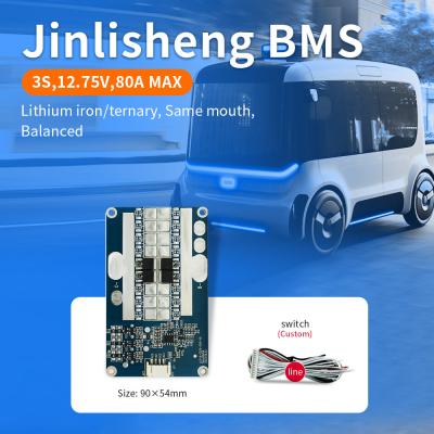 China Power Tool Customized BMS 3s 10a 12V Common Port LiFePO4 Battery Management Systems for sale