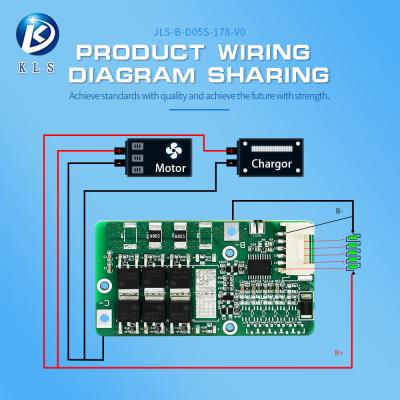 China Balance BMS Battery Protection Board 3S 4S 5S Lifepo4 10A 15A 20A With NTC for sale