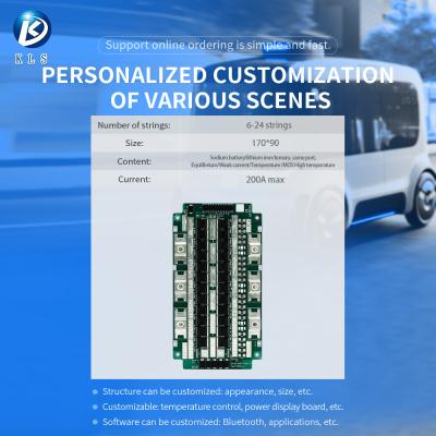 Cina 3.2v batterie agli ioni di litio Sistema di gestione della batteria Bms 60A-110A 13S-17S in vendita