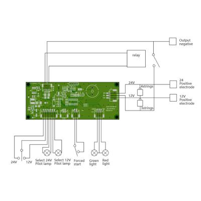 Cina LiFePO4 48V 16S-24S Aereo Alta corrente BMS 600A-1200A Con LCD e funzione di riscaldamento in vendita