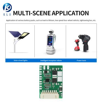 China Custom LiFePO4 BMS 3S-24S 20A-60A with Bluetooth and Temp Sensor for sale