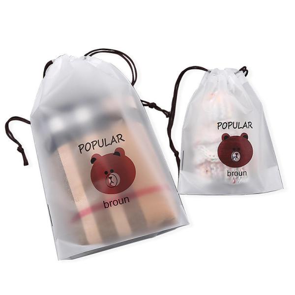 Quality EVA matte plastic bag, toy bear and cat binding bag, ready-made socks, for sale