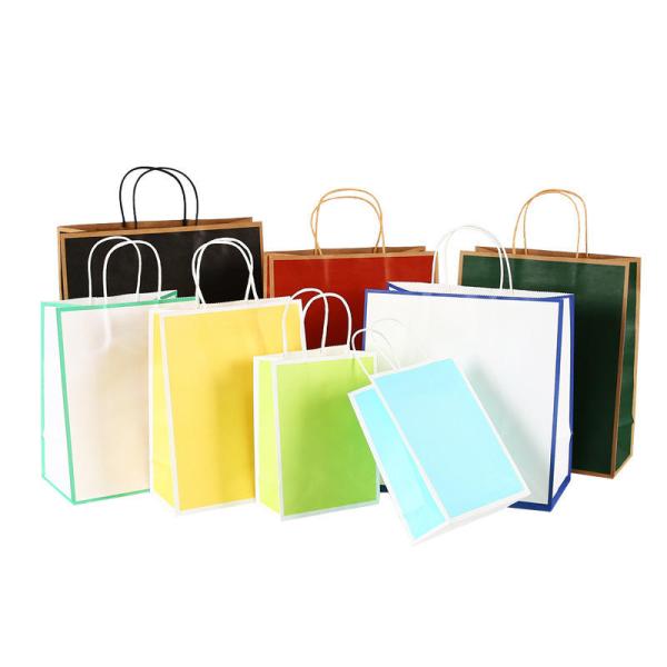 Quality Recyclable Imported PE Plastic White Food Bags with Twisted Handles Custom Logo Exhibition Use Low MOQ Hand-held Bag for sale