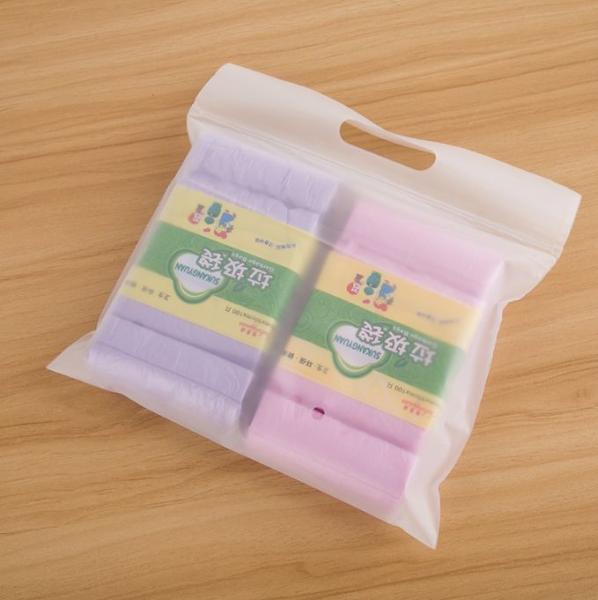 Quality Wholesale Degradable Recyclable EVA Handled Zip-Lock Bags Matte/Transparent Garment Packaging Strap for Packing Shoes/Garments for sale