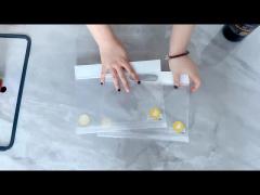 Shopping hand-held bone-sticking bag, made of PE material, customizable for a simple yet high-qualit