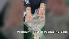 Premium EVA Frosted Zipper Bags for Packaging