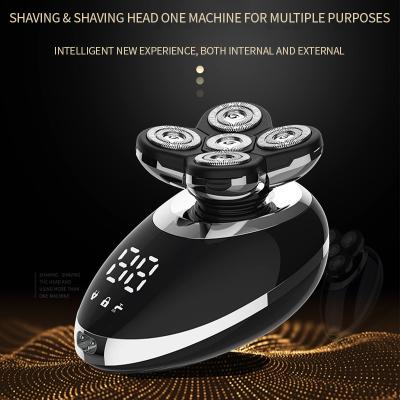 Cina 5 in rasoi elettrici 5D di 1 uomo che fanno galleggiare il regolatore multifunzionale della barba del rasoio rotatorio in vendita