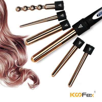 Cina Radiatore elettrico multifunzionale 6 della bacchetta ptc del bigodino di capelli di KooFex in 1 che arriccia in vendita