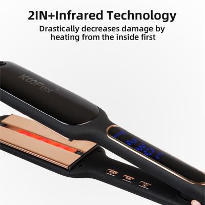 Cina Esposizione LCD multifunzionale del raddrizzatore infrarosso ionico ultraleggero dei capelli in vendita