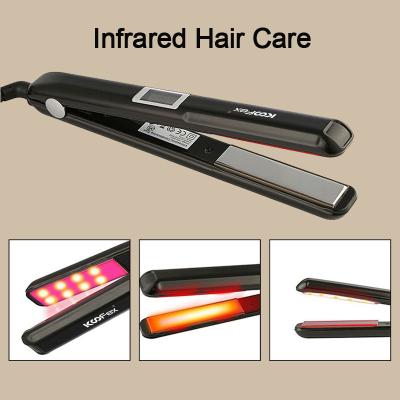 Cina Il LCD professionale visualizza l'infrarosso ultrasonico del ferro del raddrizzatore piano dei capelli ionico in vendita