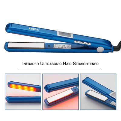 Cina Il LCD professionale visualizza l'infrarosso ultrasonico del ferro del raddrizzatore piano dei capelli ionico in vendita