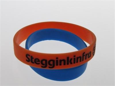 China red silicone bracelet black ink filled silicone bracelet for promotional gifts en venta
