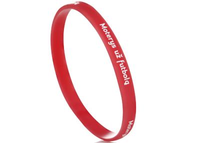 China Los deportes congriegan elasticidad fuerte letterring grabada del color rojo de la anchura de 5m m en venta