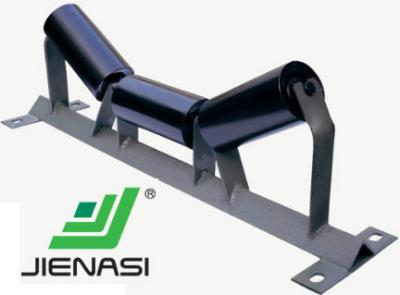 China 4 inch diameter steel troughing belt conveyor roller carrier roller for sale