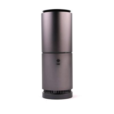 China CleanTrust Ajax Aluminum shell portable 4000mAh Li battery HEPA air purifier uv rechargeable by usb cable use convenience for sale