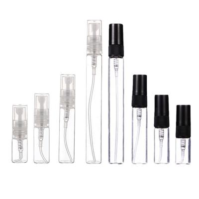 Cina 2 ml 7ml 10 ml di profumo dello spruzzo di vetro trasparente vuoto della bottiglia 5ml in vendita