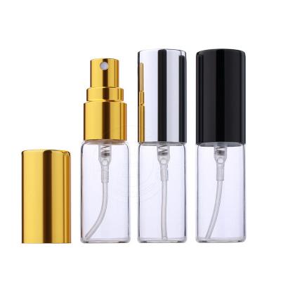 Cina Stampa di vetro dello spruzzo puro della rugiada della bottiglia di aliquota del profumo di Mini Fine Mist 5ml in vendita