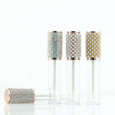Cina Contenitori per tubo lucidalabbra da 5 ml Diamante vuoto 100 PZ in vendita
