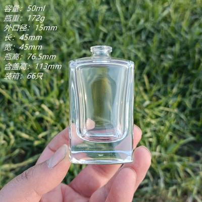 Cina Il profumo inferiore spesso del quadrato spruzza i pc della bottiglia 50ml 500 riutilizzabili in vendita