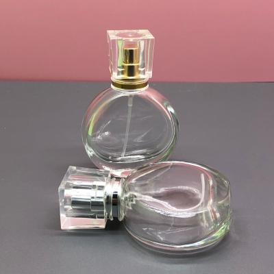 Cina Pc riutilizzabili rotondi piani portatili di vetro della bottiglia 25ML dello spruzzo di profumo 1000 in vendita