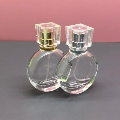 Cina Pc riutilizzabili rotondi piani portatili di vetro della bottiglia 25ML dello spruzzo di profumo 1000 in vendita
