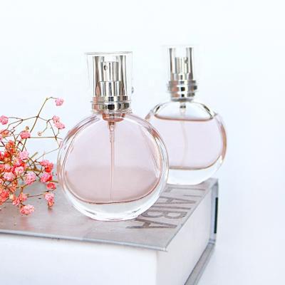 Cina 25ml 30ml 50ml Flint Glass Flat Refillable Perfume vuoto imbottiglia la bottiglia dello spruzzo di profumo in vendita