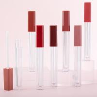 China DIY Rectangular Empty Lip Gloss Wand Tubes 6ml Screen Printing for sale