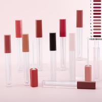 China DIY Rectangular Empty Lip Gloss Wand Tubes 6ml Screen Printing for sale