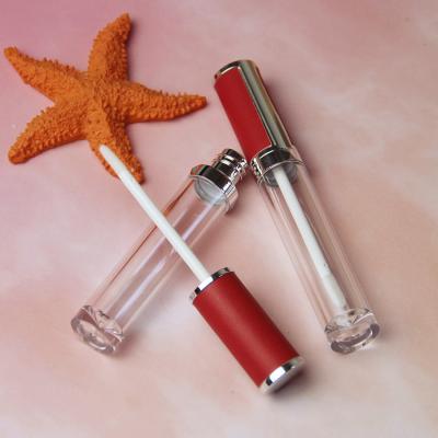 Китай Трубки лоска губы квадрата крышки 10ml OEM красные ссыпают с подсказкой щетки продается